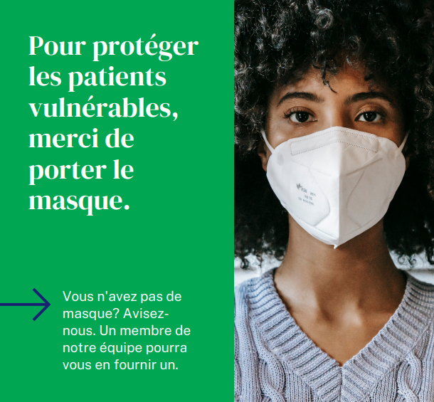 Affiches sur le port du masque - Version française - Ordre des ...